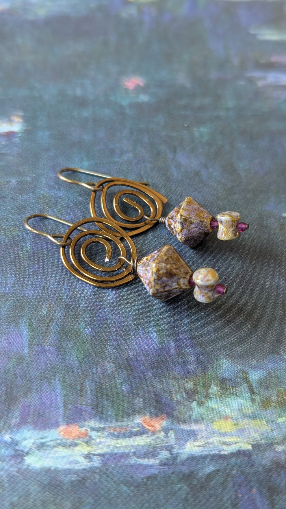Brass Swirls – Lorelei Eurto Jewelry
